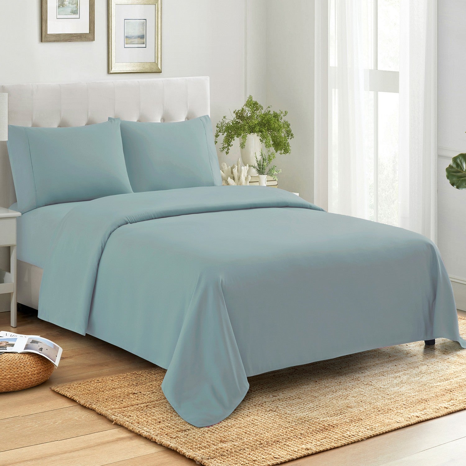 100% Cotton 400TC Percale Sheet Set (Made in Egypt) | Sweet Home Collection