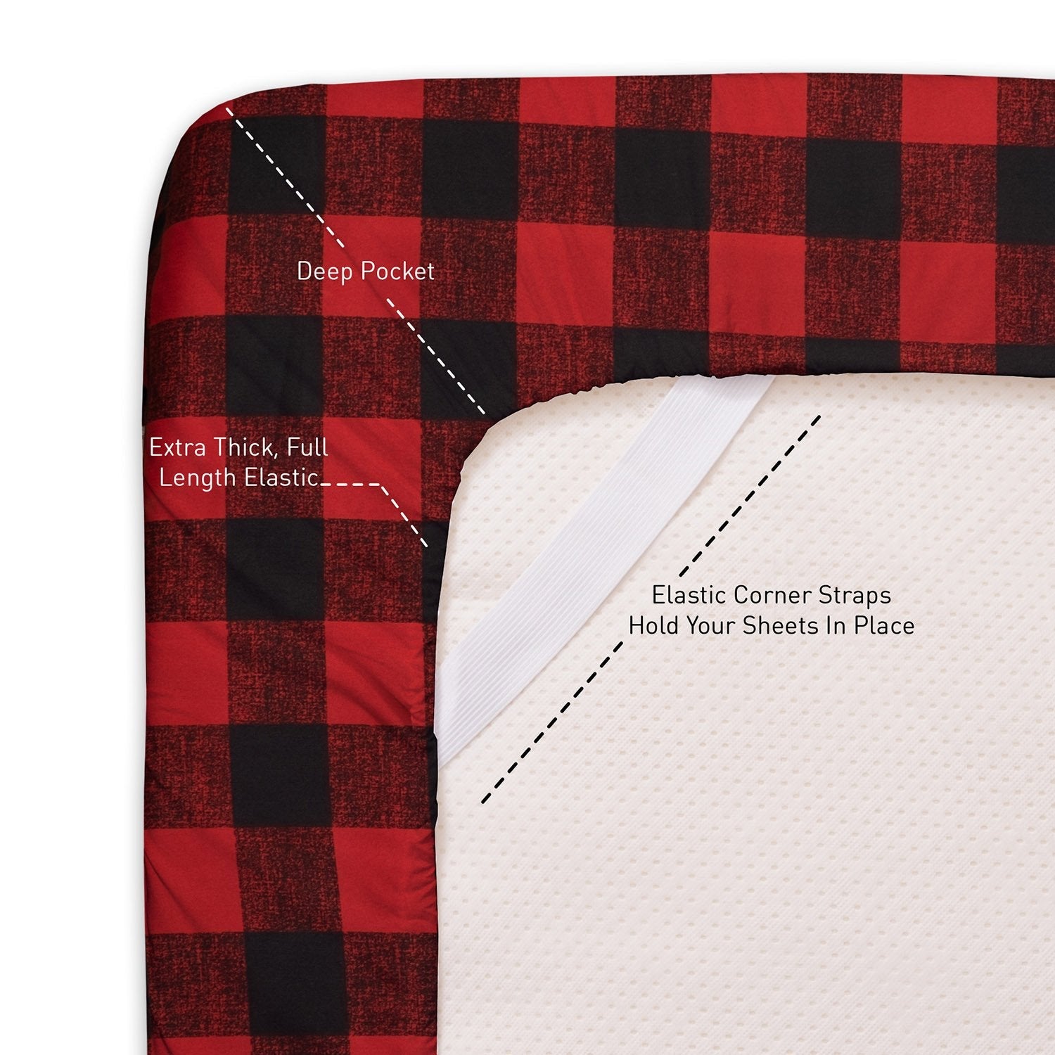 4-Piece Sheet Set - Buffalo | Sweet Home Collection