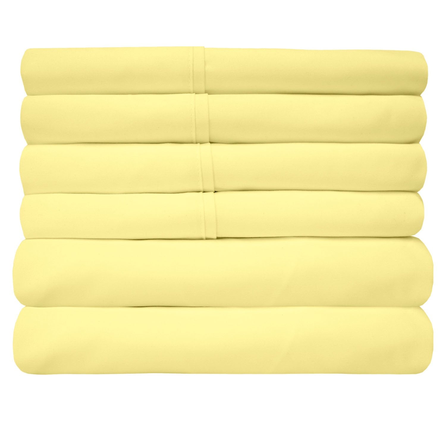 6-Piece Sheet Set - Pale Yellow | Sweet Home Collection
