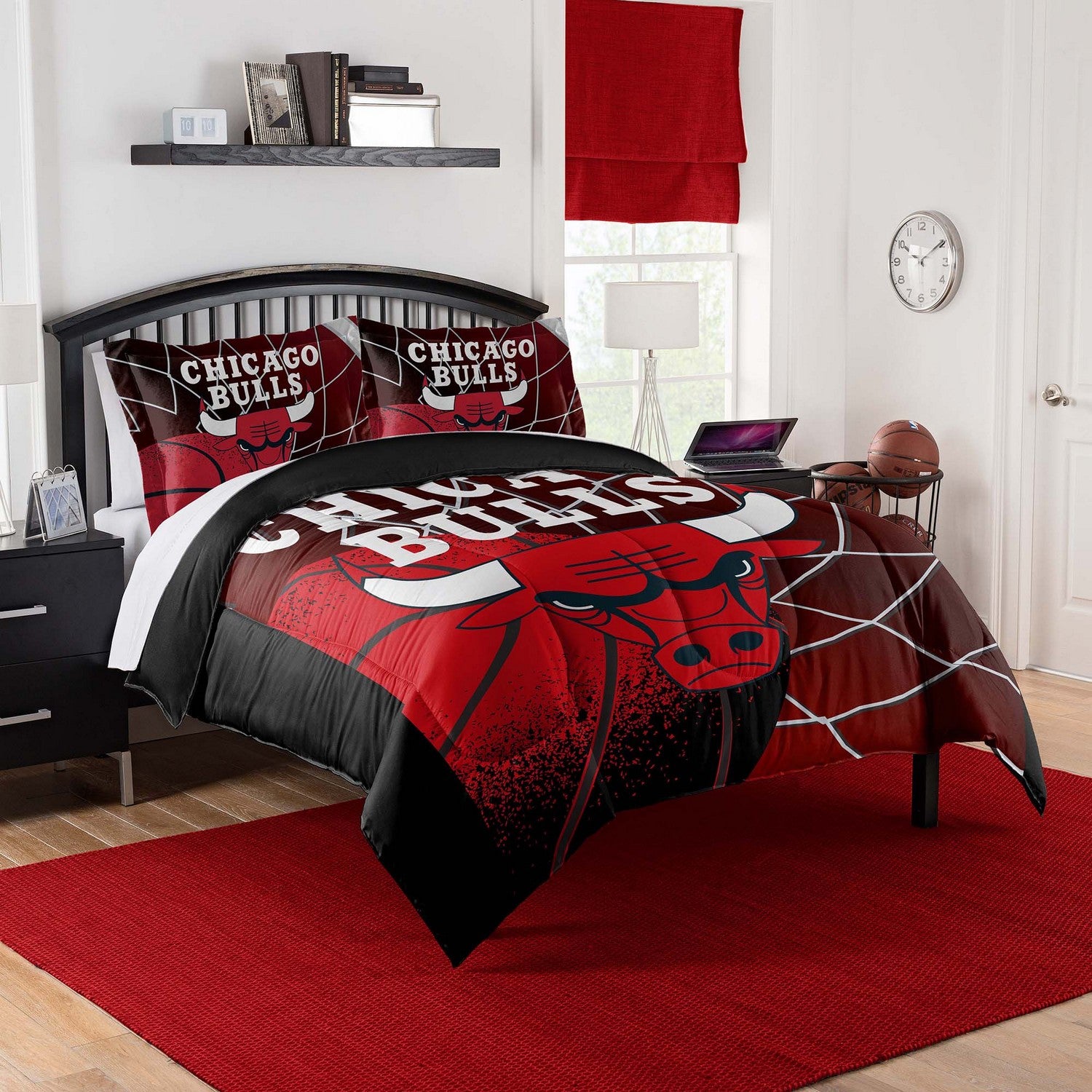 Chicago Bulls NBA Officially Licensed Comforter Set | Sweet Home Collection