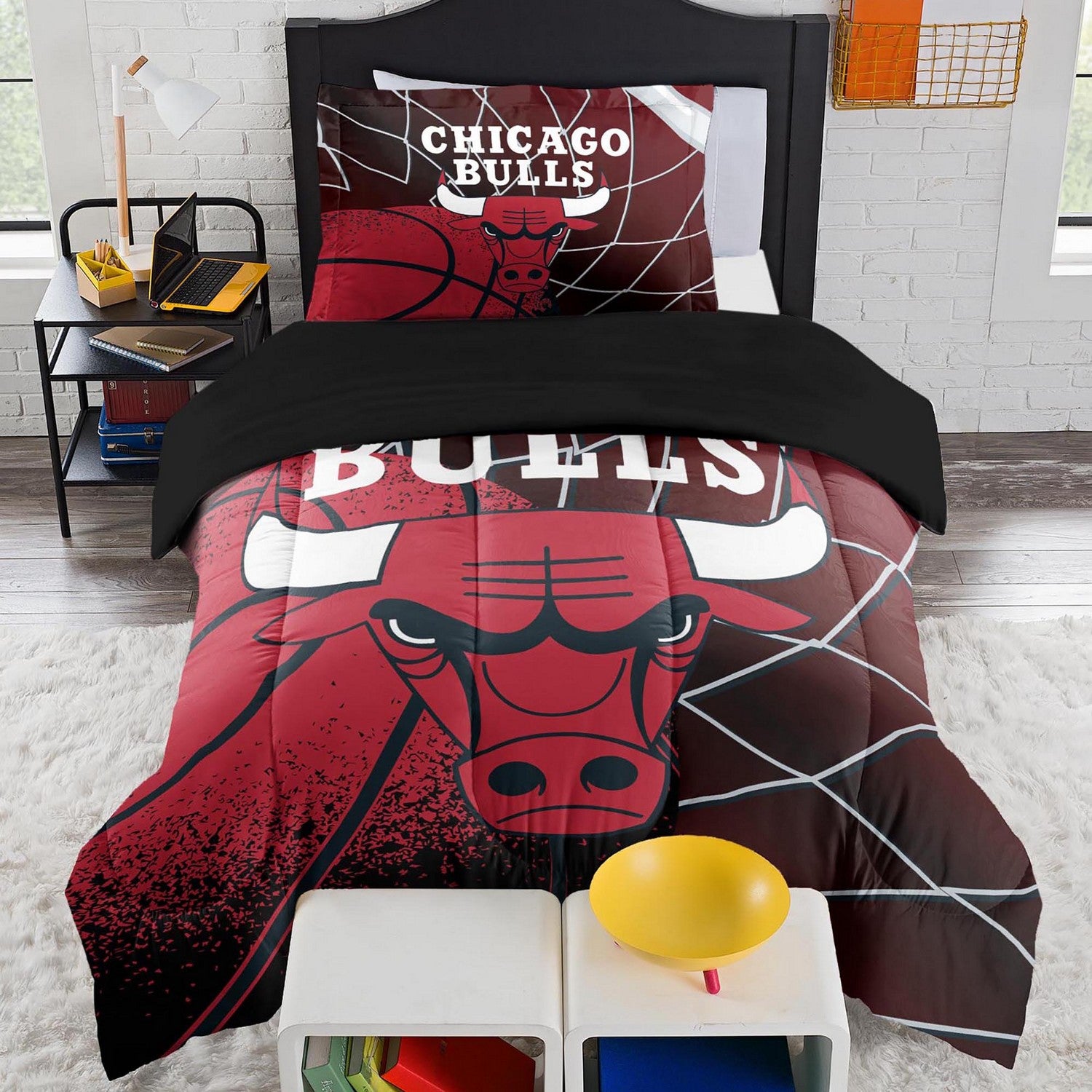 Chicago Bulls NBA Officially Licensed Comforter Set | Sweet Home Collection