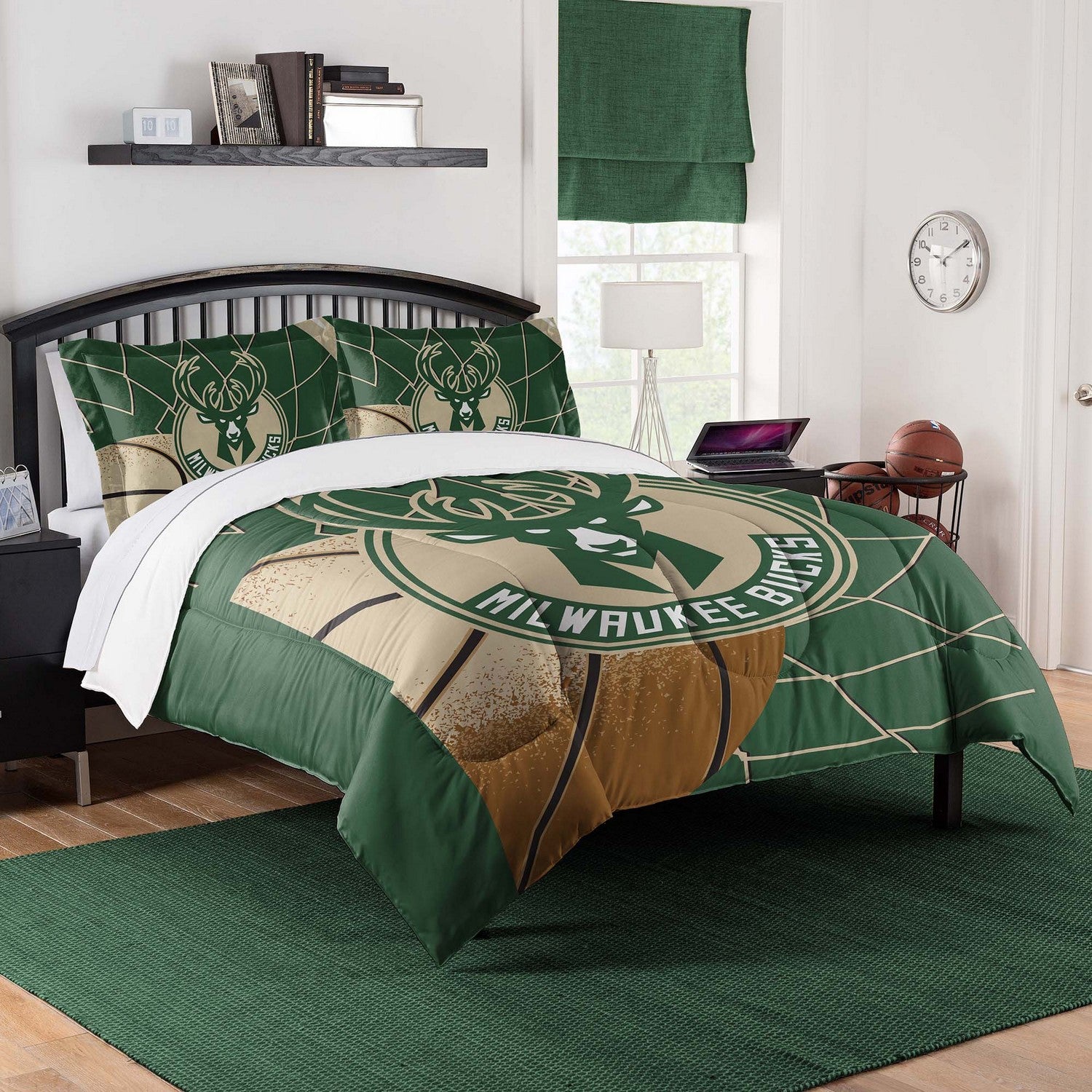 Milwaukee Bucks NBA Officially Licensed Comforter Set | Sweet Home ...