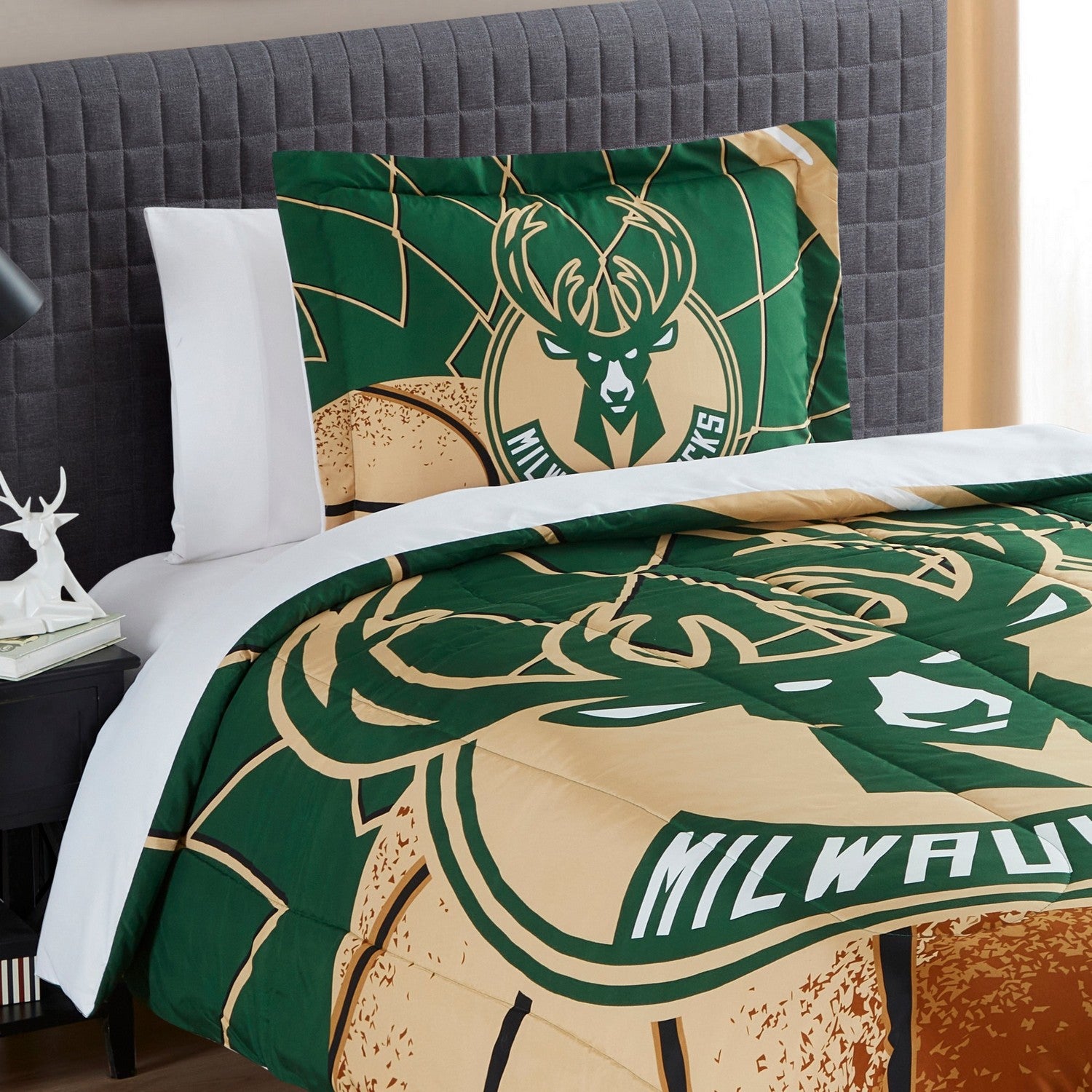 Milwaukee Bucks NBA Officially Licensed Comforter Set | Sweet Home ...