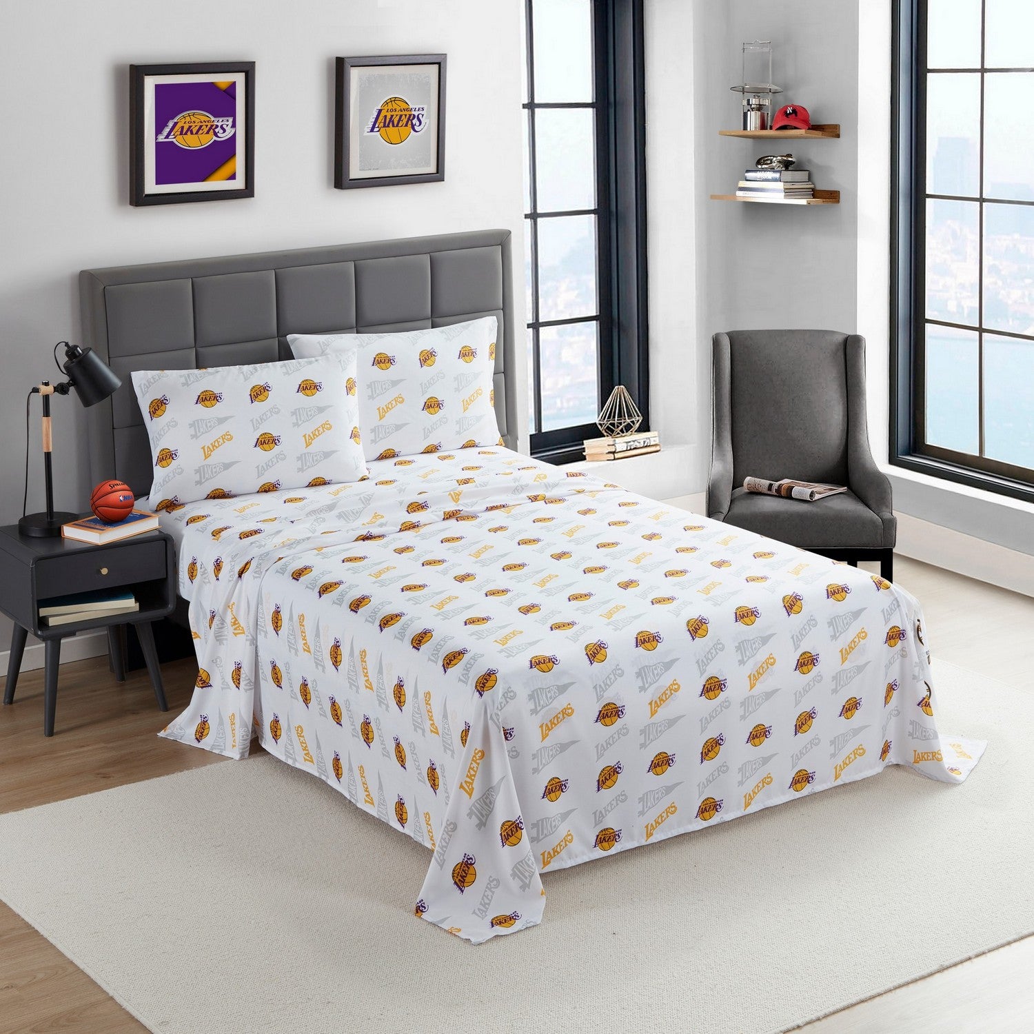 Los Angeles Lakers NBA Officially Licensed Sheet Set | Sweet Home ...
