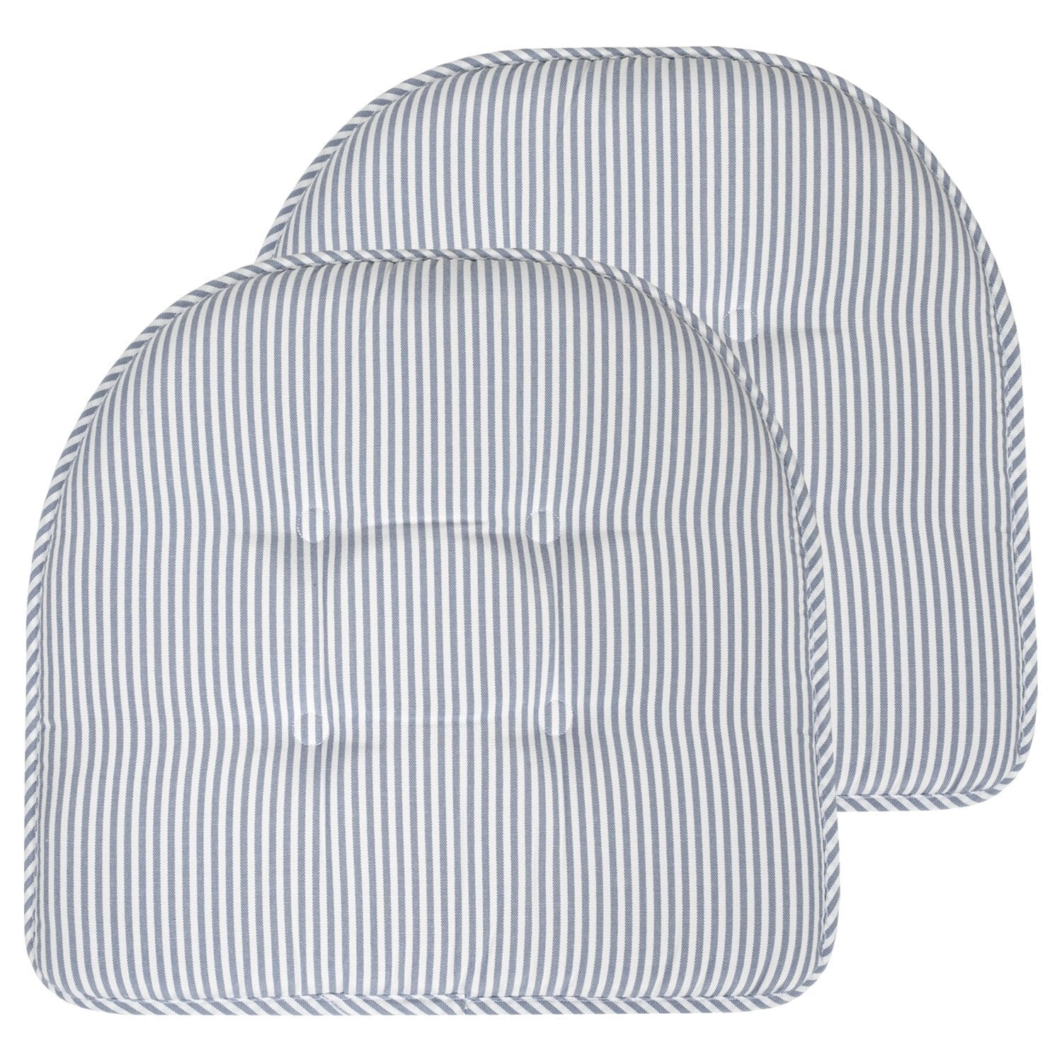 Pinstripe U-Shape Chair Cushion Set | Sweet Home Collection